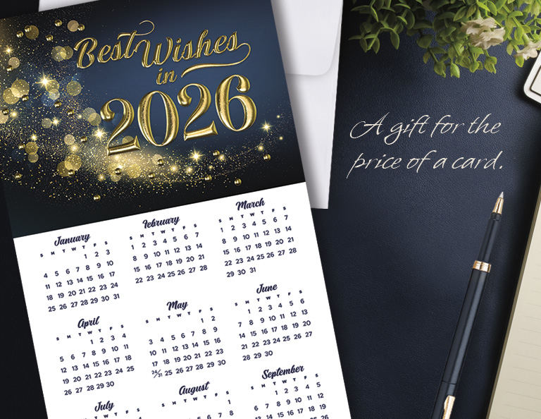 Calendar Cards - Custom Corporate Calendars | Posty Cards
