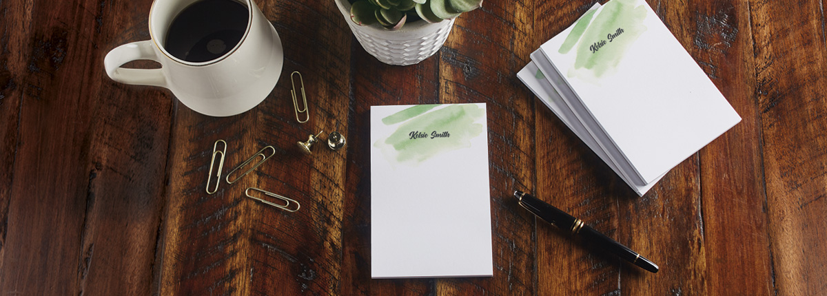 Custom Notepads for Business - Business Notepads | Posty Cards