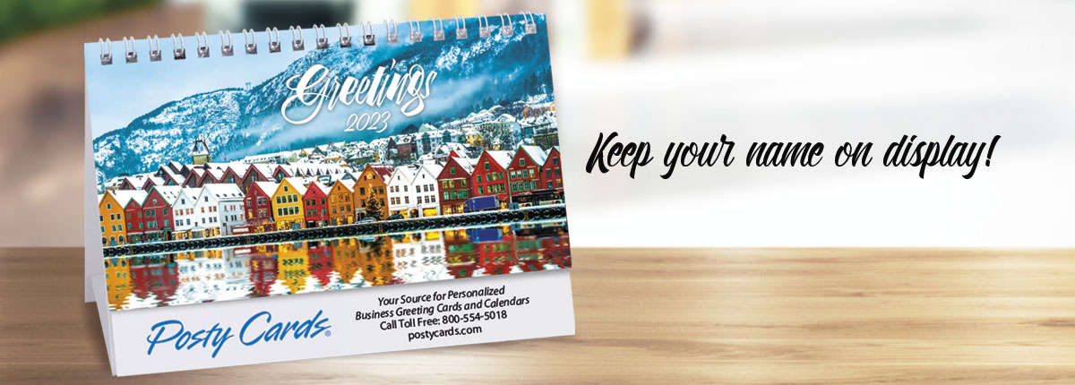 Desk Tent Calendars - Business Desk Flip Calendars | Posty Cards