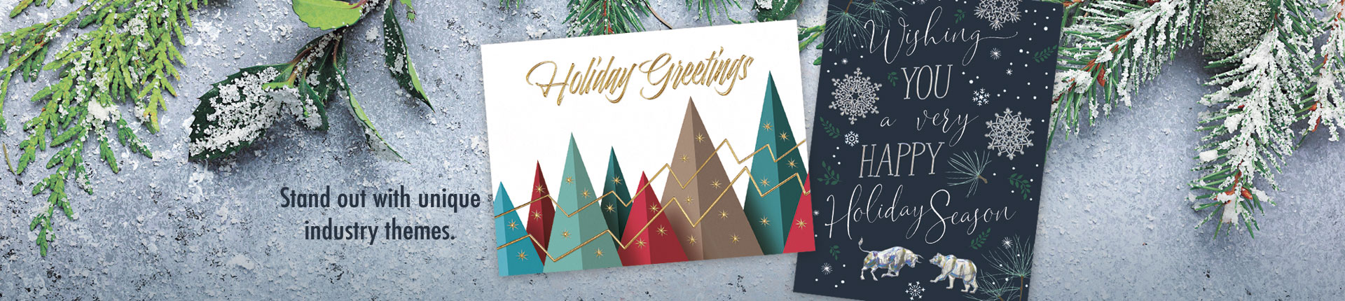 Shop Wall Street Christmas Cards - Financial Christmas Cards | Posty Cards