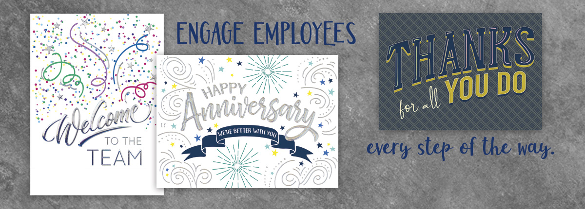 Employee Greeting Cards | Employee Appreciation Cards | Posty Cards