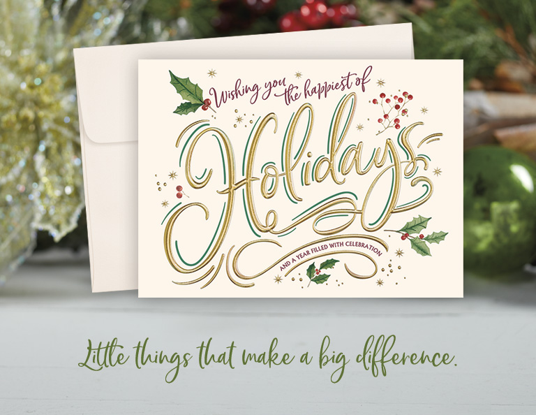 Shop Corporate Holiday Cards - Business Holiday Cards | Posty Cards