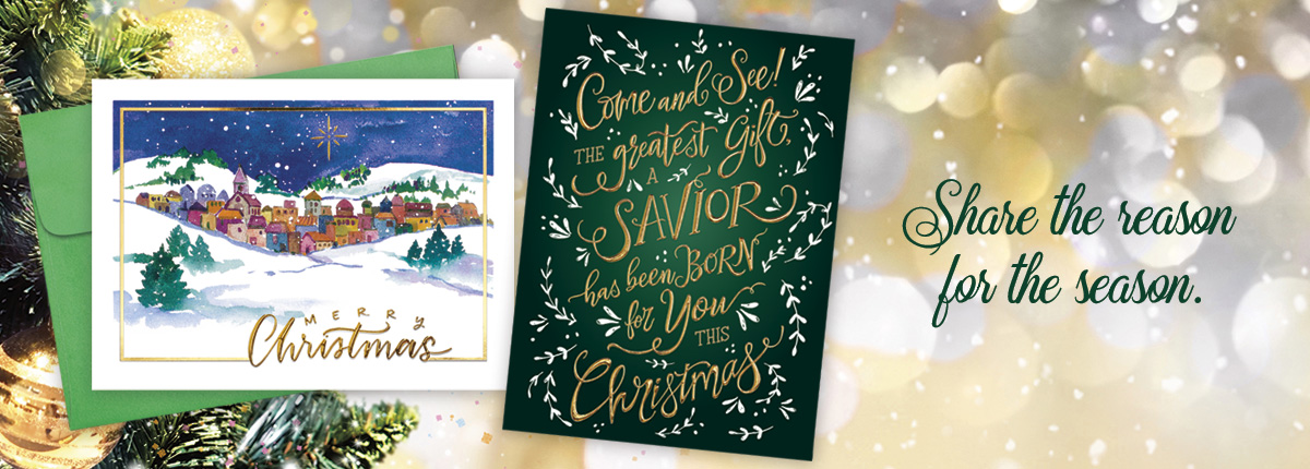 Shop Personalized Religious Christmas Cards - Holiday Cards | Posty Cards