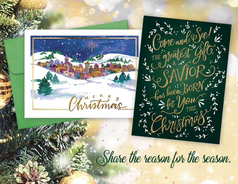 Shop Personalized Religious Christmas Cards - Holiday Cards | Posty Cards