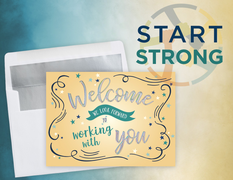 Welcome Cards for New Employees - Employee Greeting Cards | Posty Cards