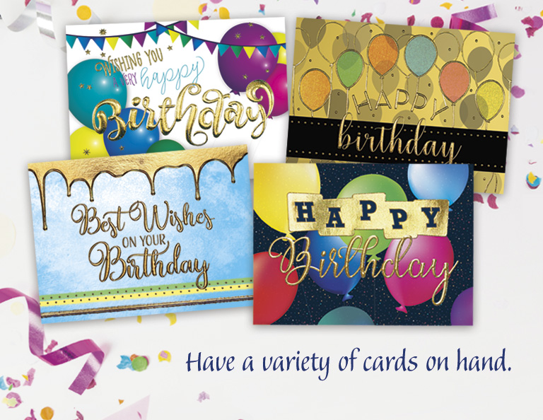 Birthday Card Assortment Packs - Assorted Greeting Cards | Posty Cards