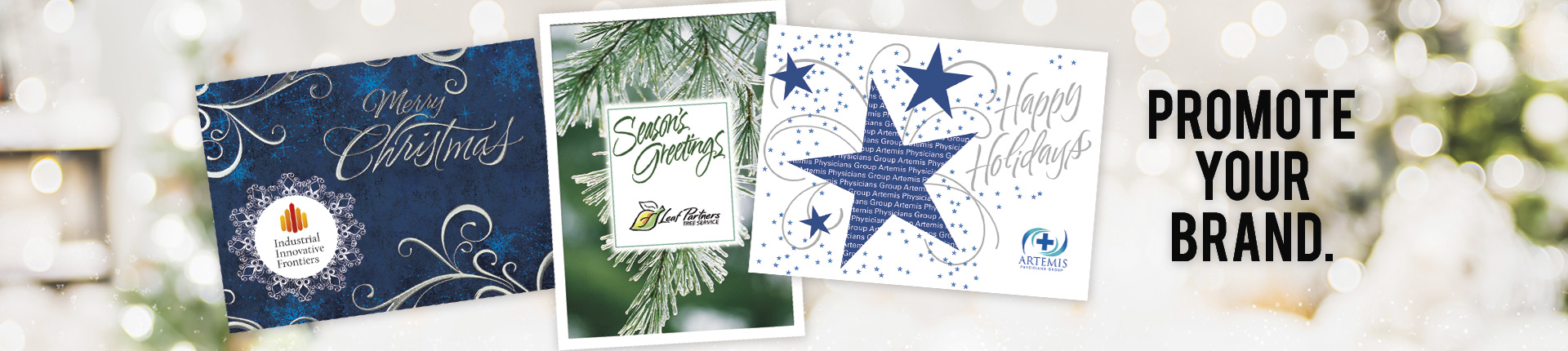 Business Logo Holiday Cards - Business Holiday Cards | Posty Cards