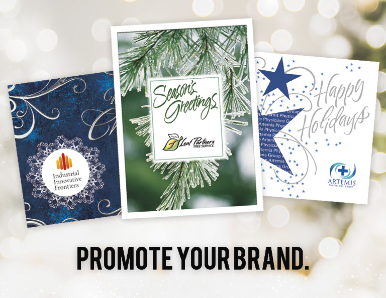 Business Holiday Cards with Logo - Business Greeting Cards | Posty Cards