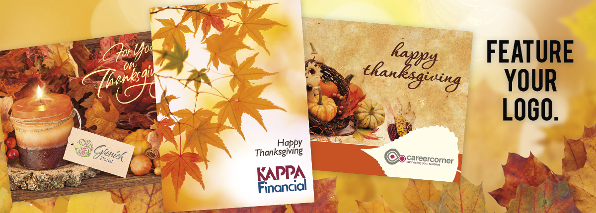 Personalized Thanksgiving Cards For Your Business | Posty Cards
