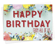 Industry Theme Birthday Cards - Business Greeting Cards | Posty Cards