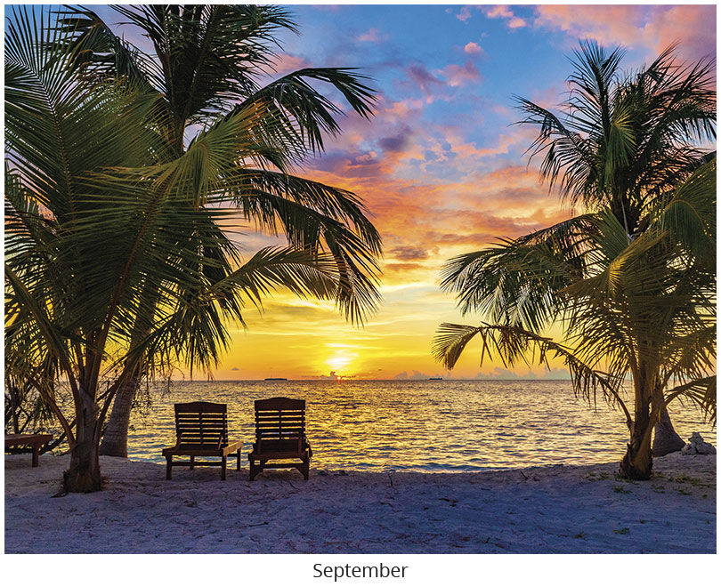 Scenic Beaches Wall Calendar | Bulk Wall Calendars | Posty Cards