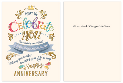 Employee Assortment Pack | Employee Greeting Cards | Posty Cards