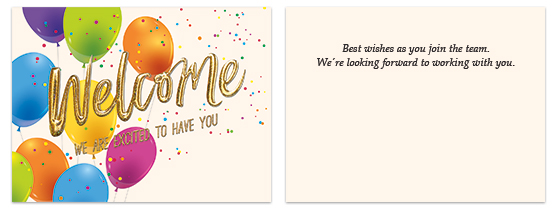 Employee Welcome Assortment | Business Welcome Cards | Posty Cards