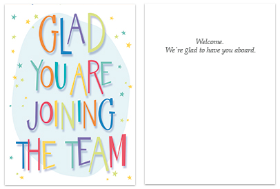 Employee Welcome Assortment | Business Welcome Cards | Posty Cards