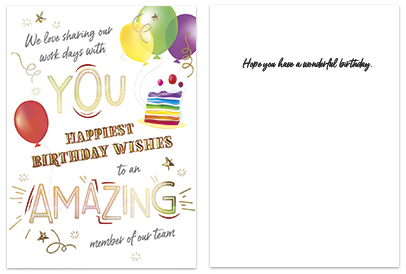 Employee Birthday Assortment | Business Birthday Cards | Posty Cards