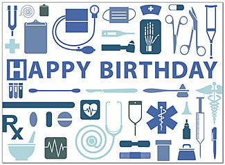 Medical Birthday Card | Business Birthday Cards | Posty Cards, Inc.