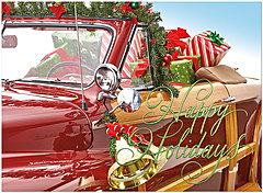 Automotive Christmas Cards - Business Holiday Cards | Posty Cards